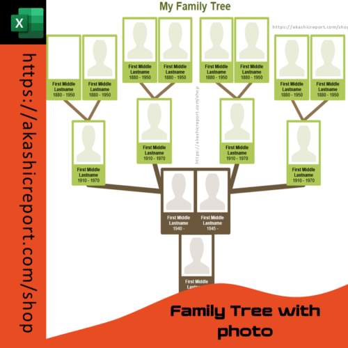 AncestryPro – Interactive Family Tree with Photos (Excel Template ...